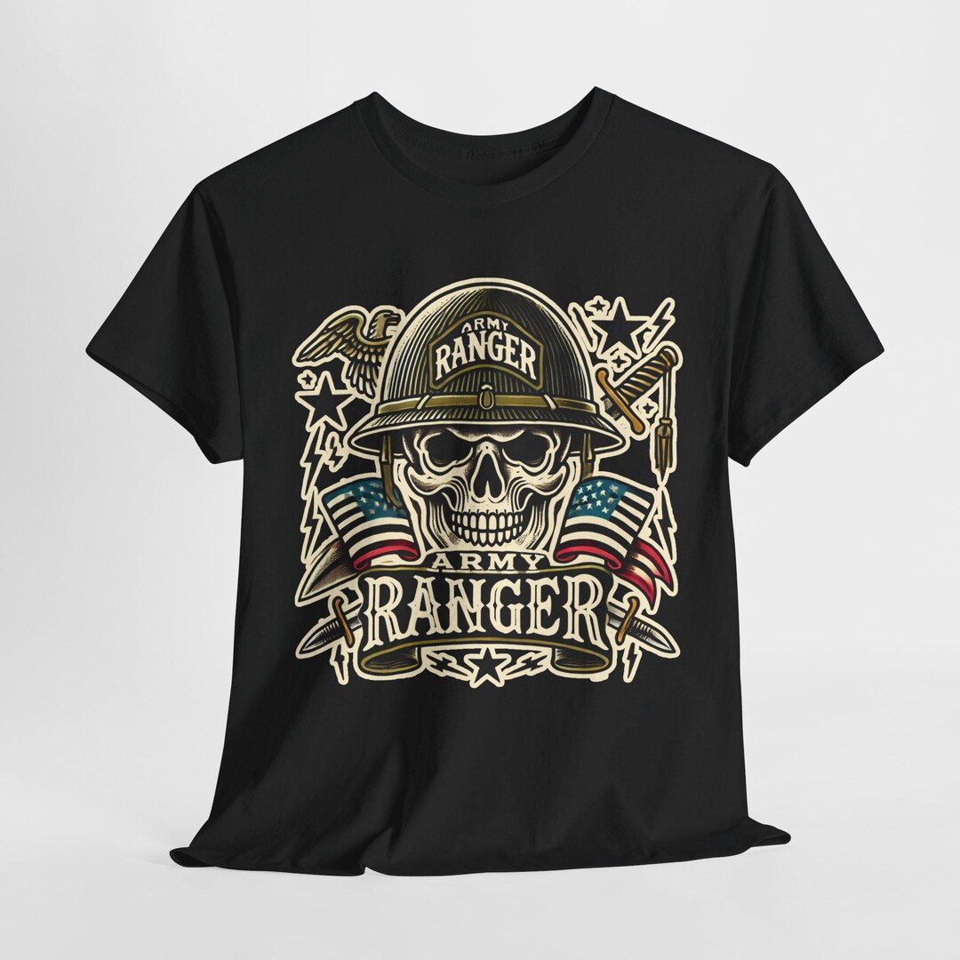 Army Ranger T-shirt RLTW Ranger Regiment Tee Military Veteran Shirt US ...