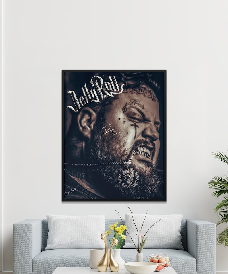 JELLY ROLL autograph Signed Poster Print/ Digital Download /graphic ...