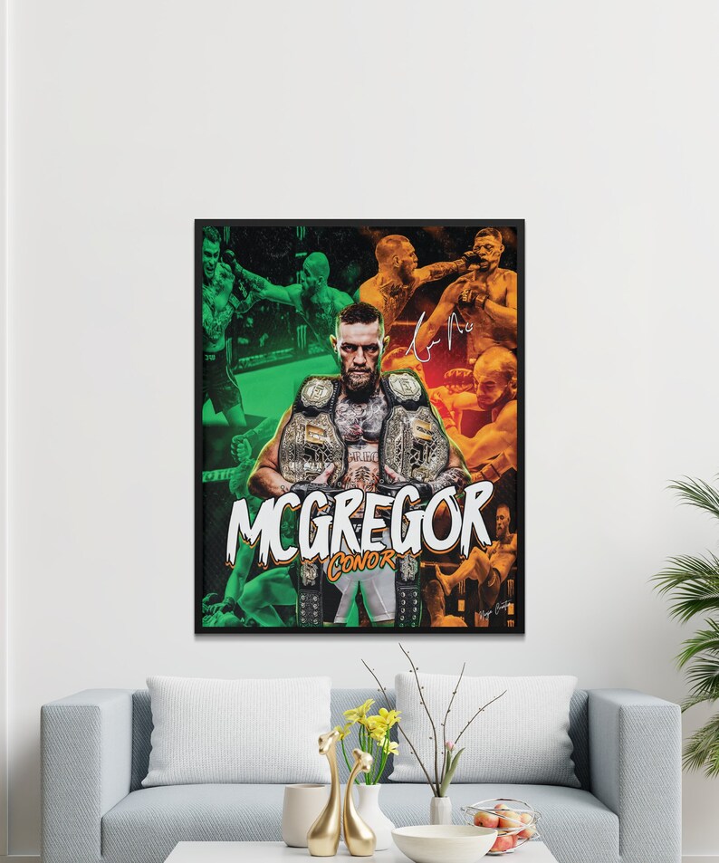 Conor Mcgregor Signed Poster , Conor Mcgregor Poster Design, Signed ...