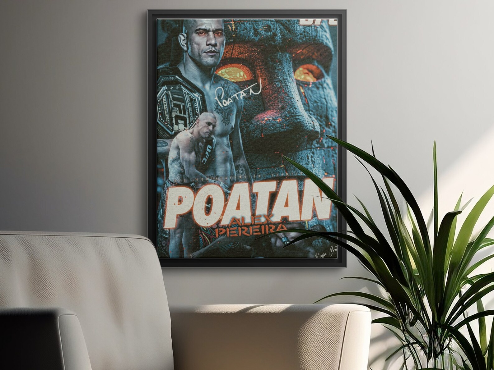 ALEX PEREIRA Custom Alex Pereira UFC Autograph Signed Alex Pereira ...