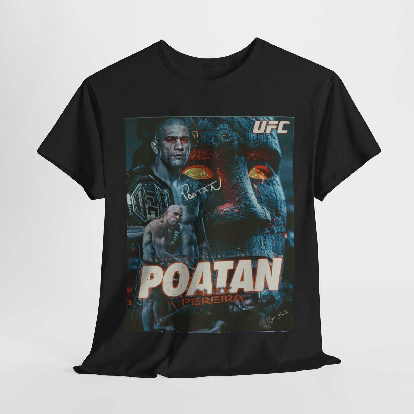 Custom Alex poatan Pereira T-shirt UFC MMA Fighter Tee Personalized ...