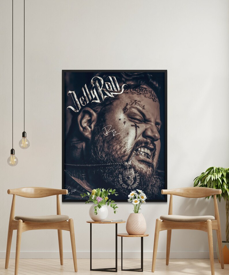 JELLY ROLL autograph Signed Poster Print/ Digital Download /graphic ...