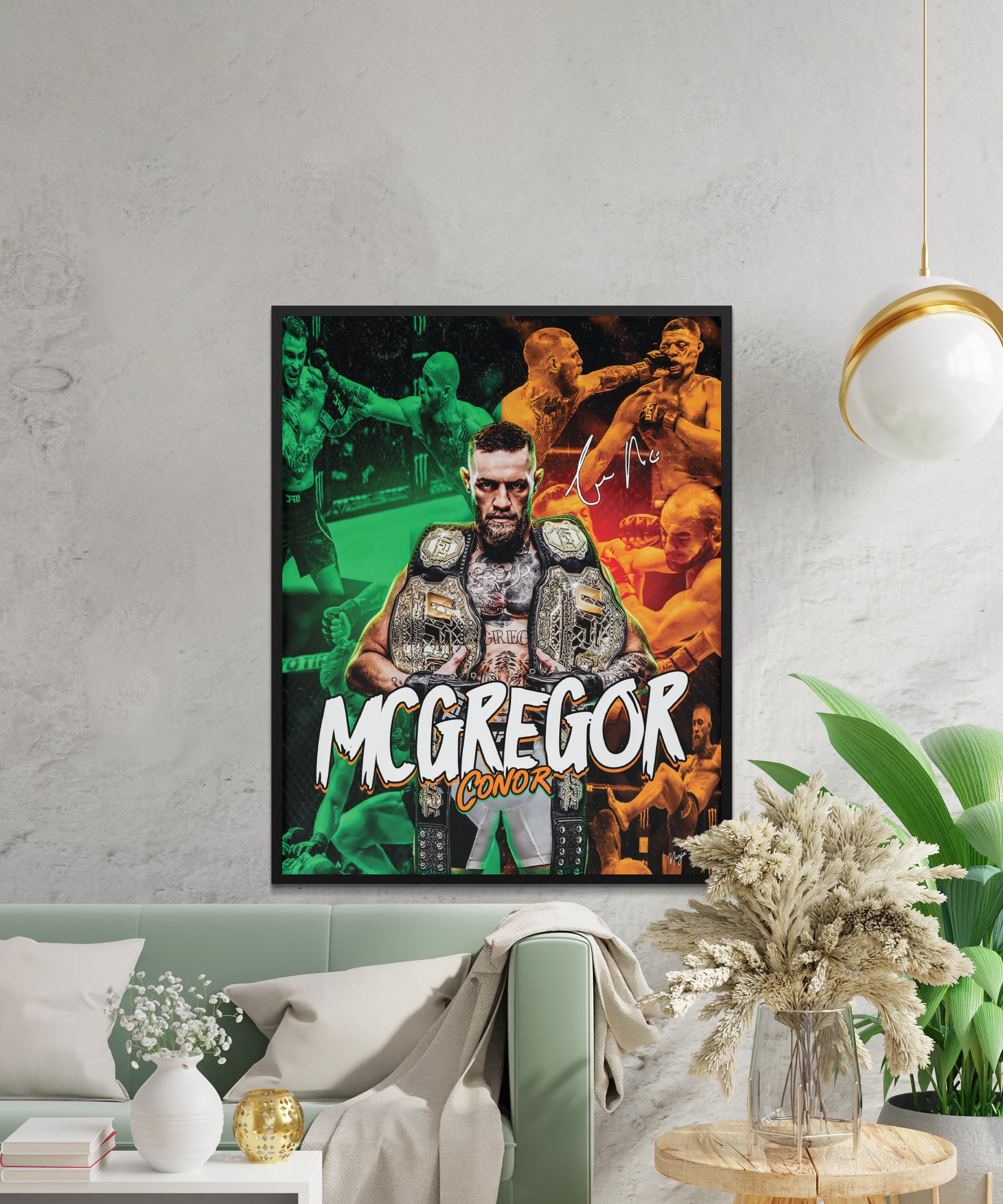 Conor Mcgregor Signed Poster , Conor Mcgregor Poster Design, Signed ...