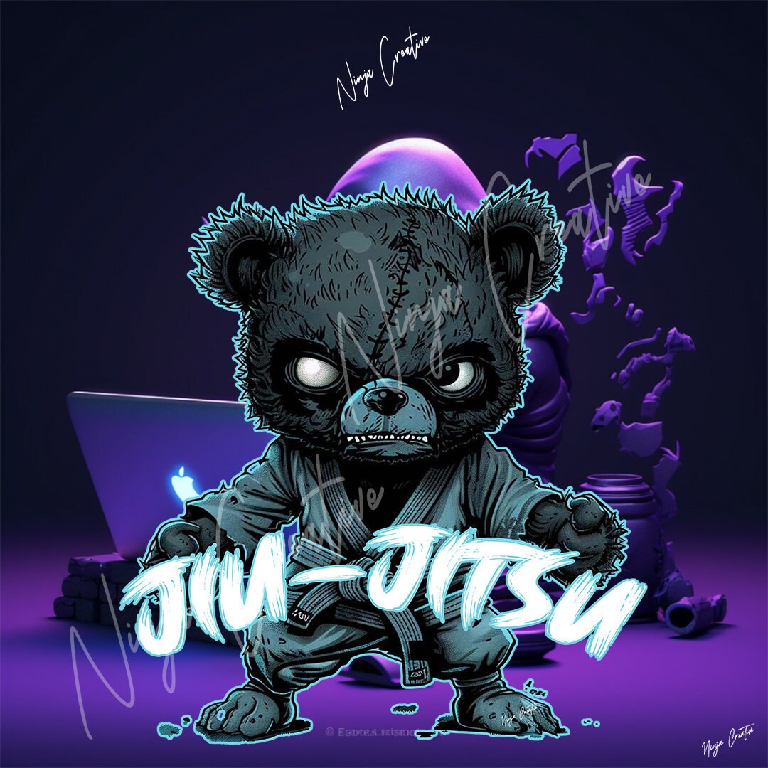 Jiu Jitsu Bear : Jiu Jitsu Bear PNG Grappling Png, Martial Arts Png ...