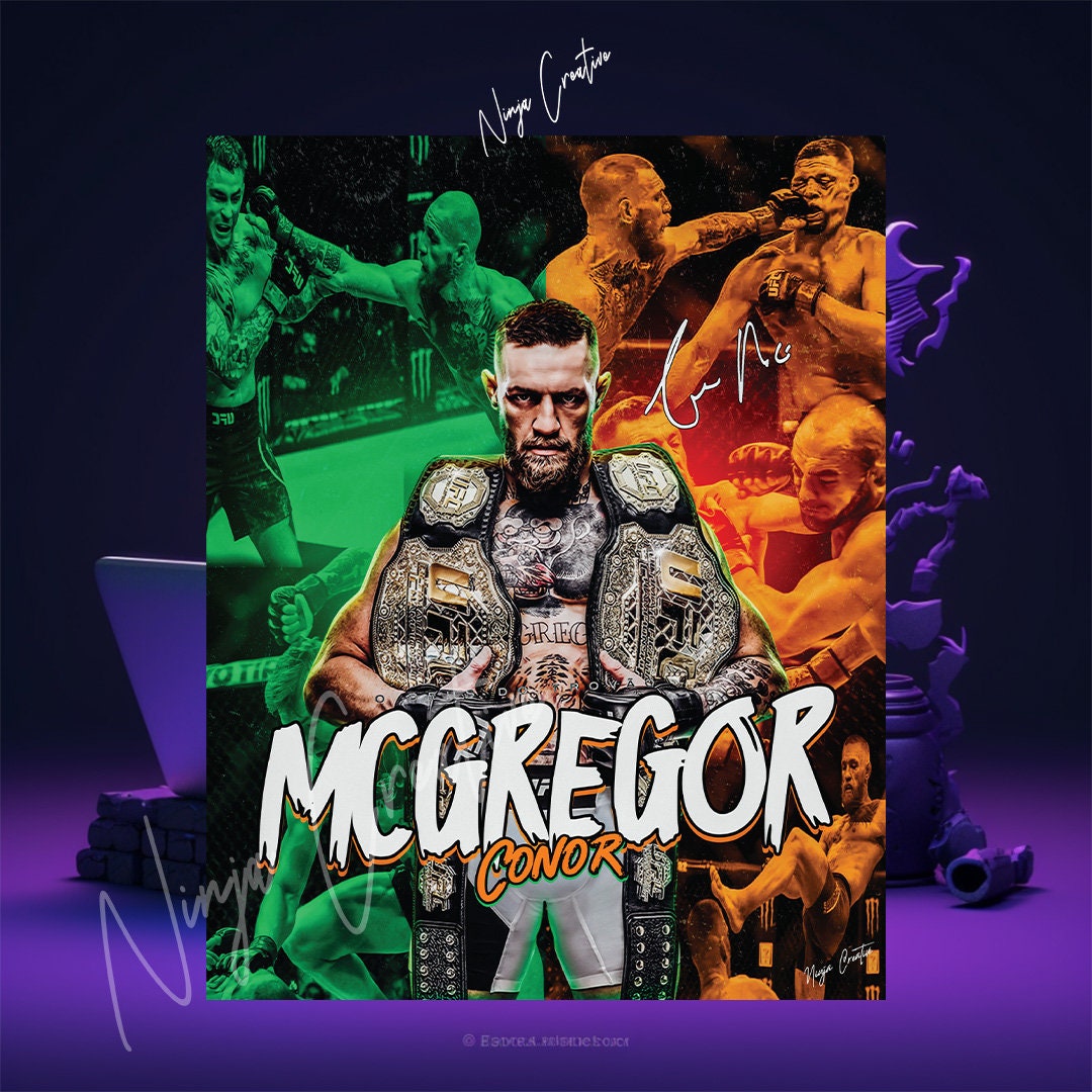 Conor Mcgregor Signed Poster , Conor Mcgregor Poster Design, Signed , Conor Mcgregor Ready to ...