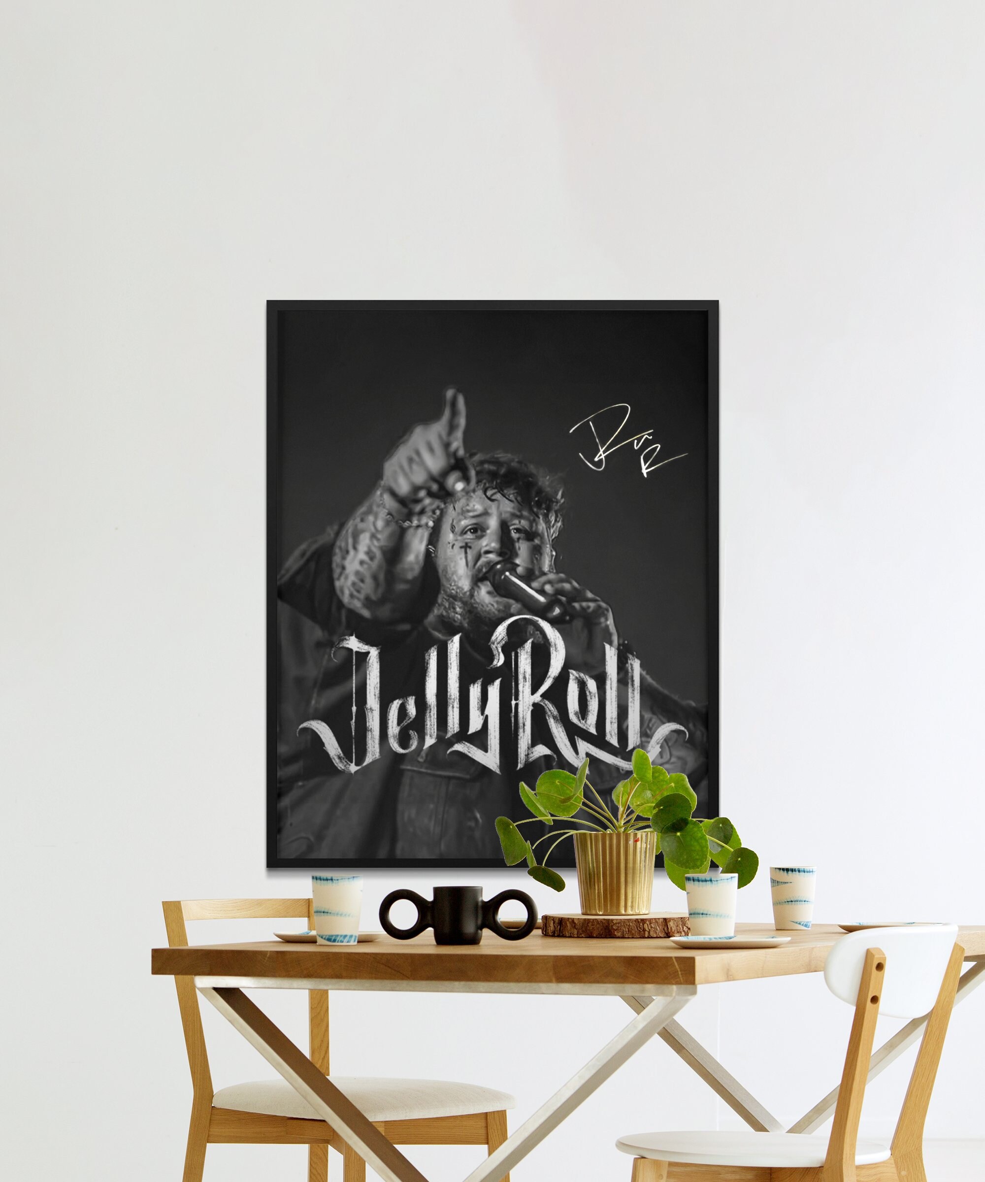 JELLY ROLL autograph Signed Poster Print/ Digital Download /graphic ...