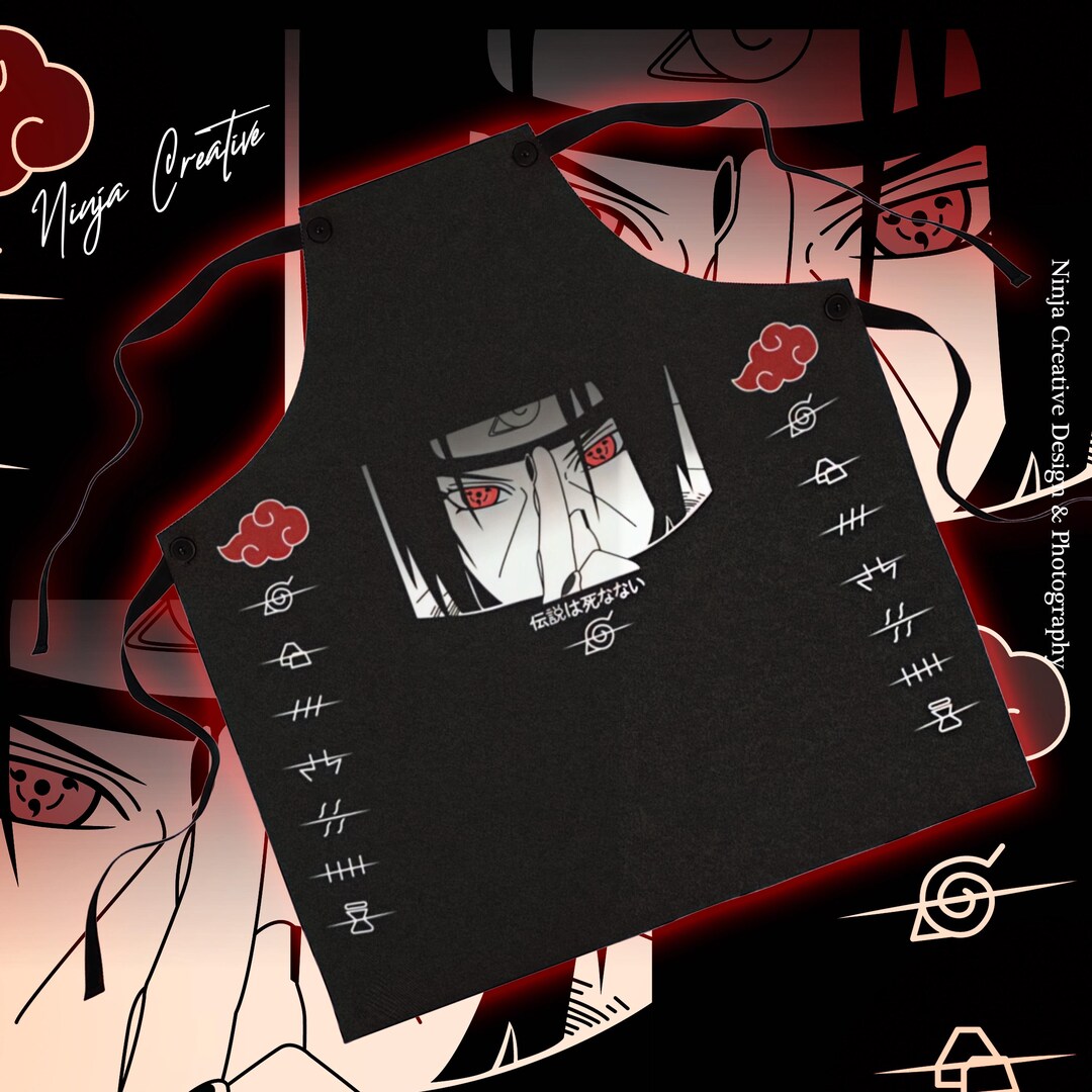 Itachi Akatsuki Apron Anime Fan Cooking Gift for Naruto Lovers - Etsy