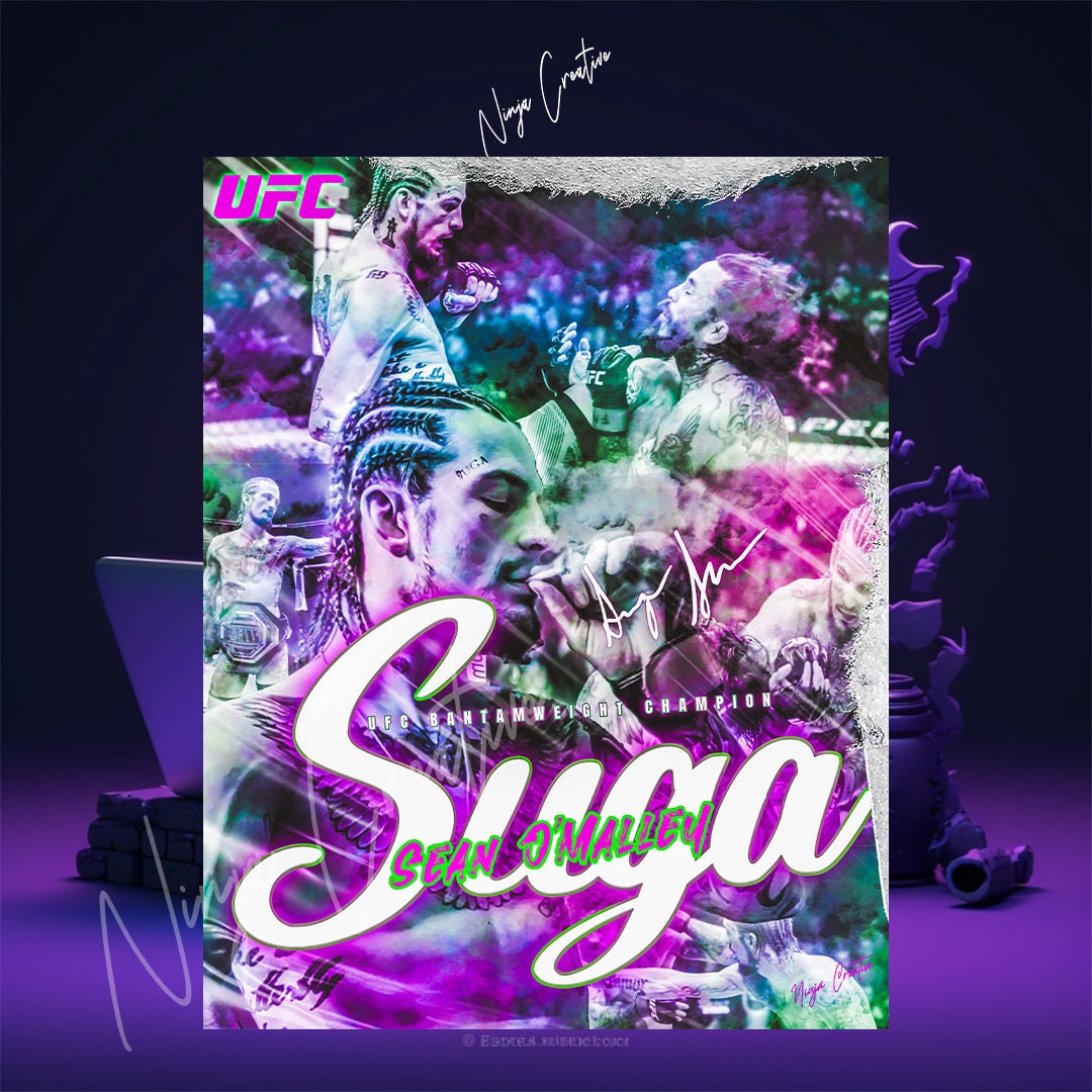Suga Sean O'malley Signed Poster , Sean O'malley Poster Design, Signed ...