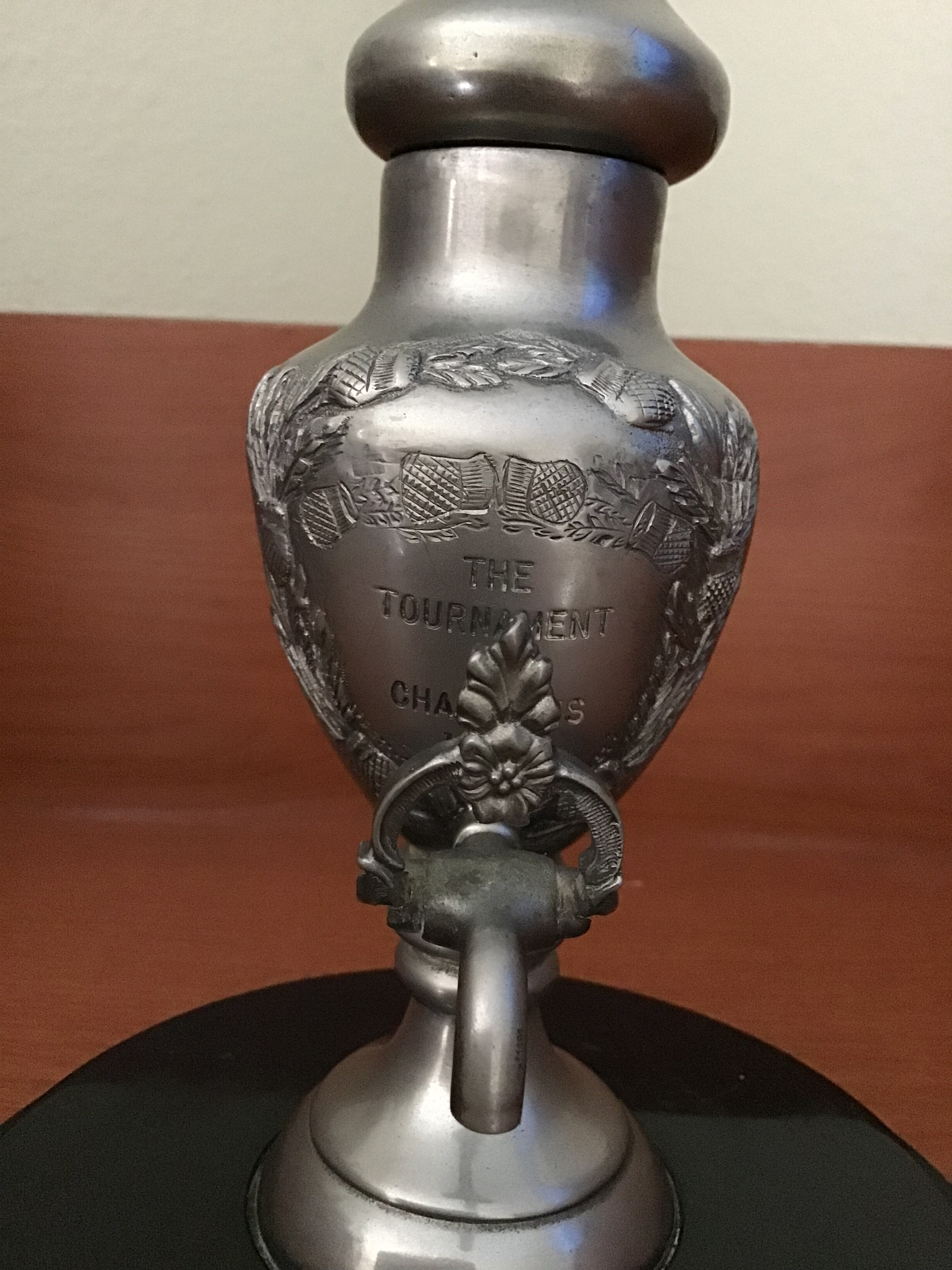 1953 PEWTER TROPHY, the Tournament of Champions, Replica - Etsy
