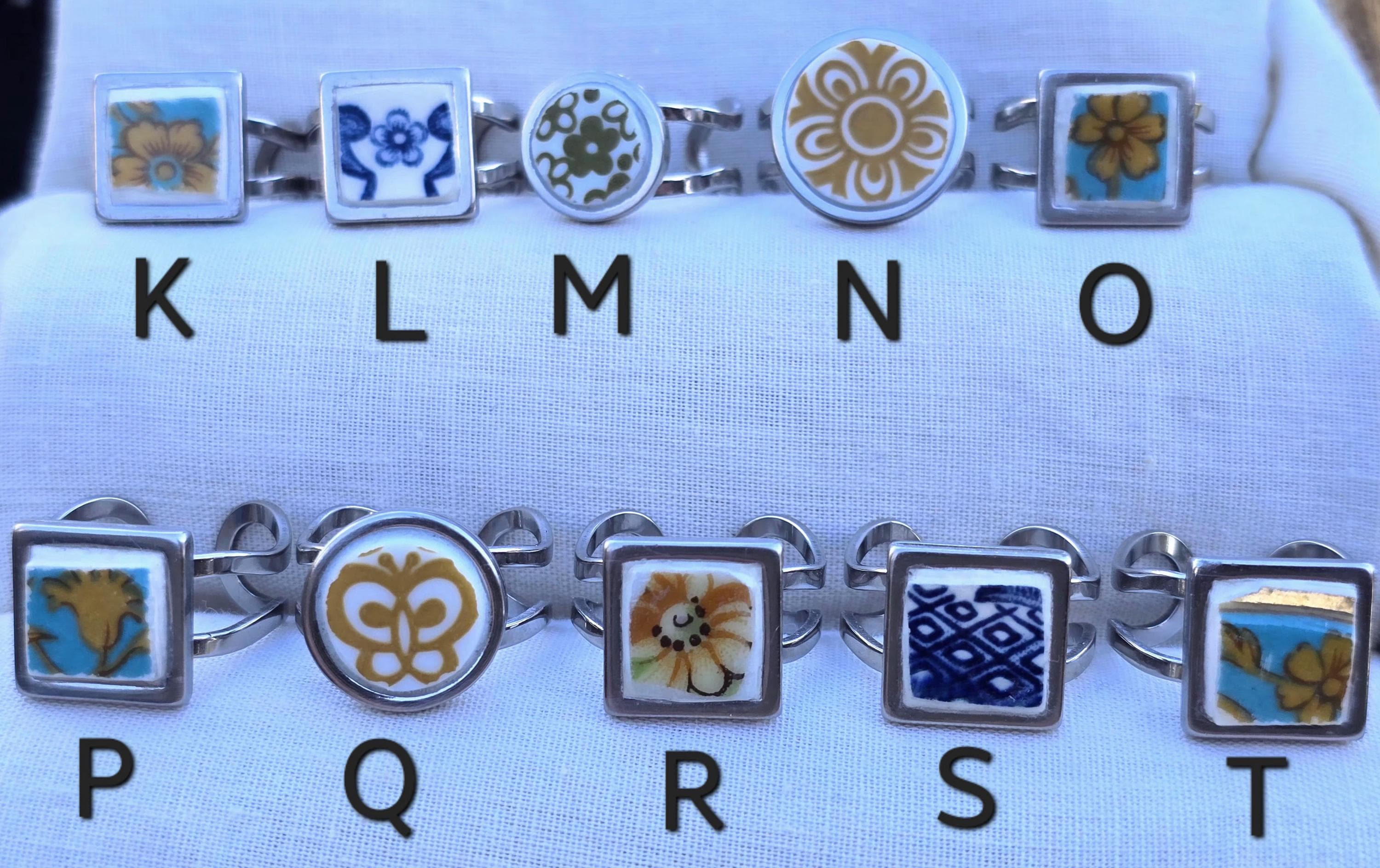Broken China Rings - Etsy