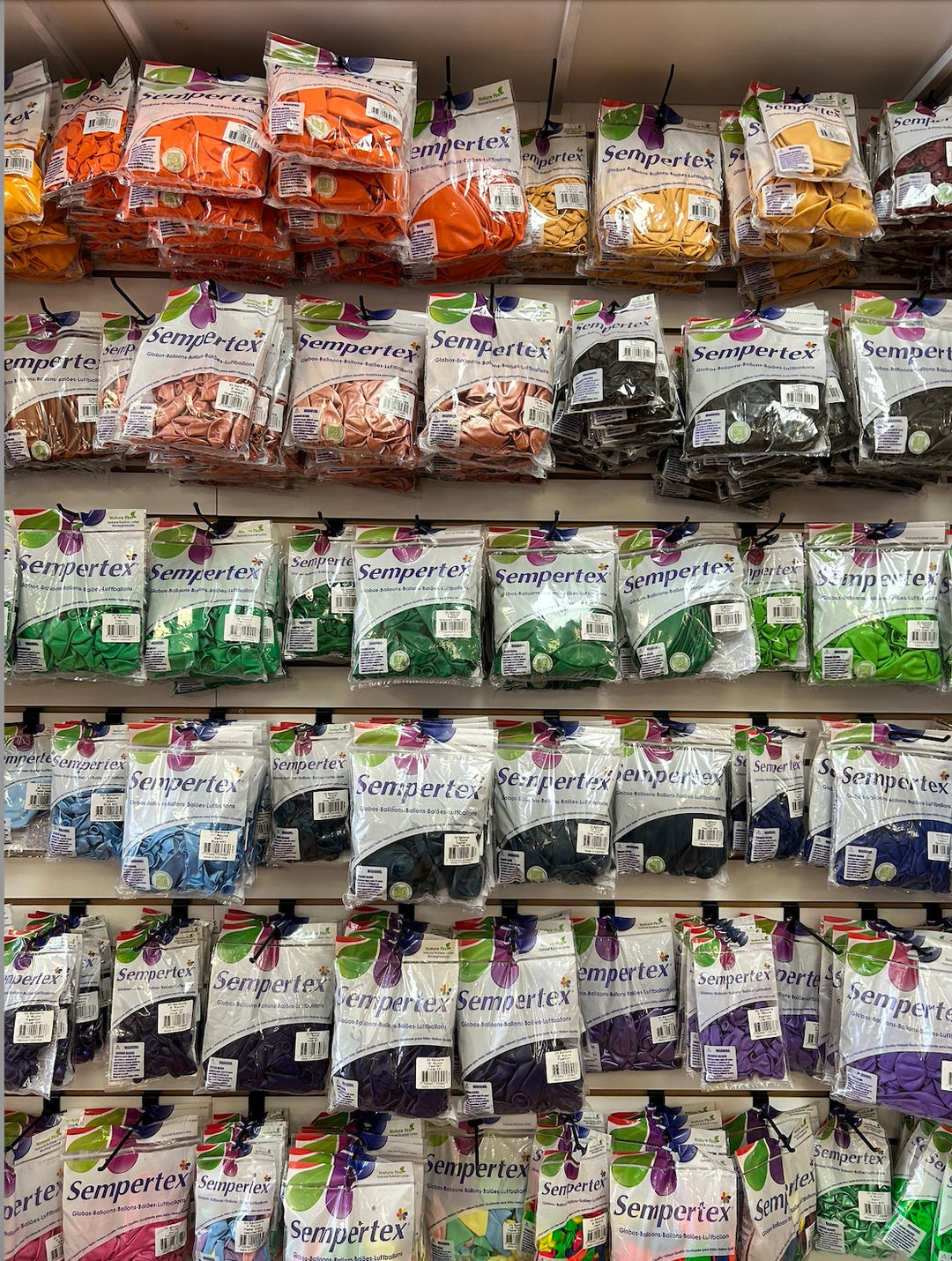 Sempertex Balloons Color Chart 50pieces Latex - Etsy UK