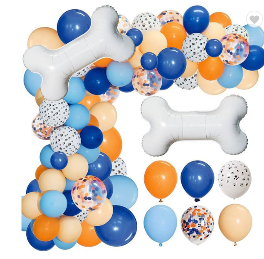 Blue Dog Balloon Party, Balloon Arch, Favorite Popular Cartoon Garland ...