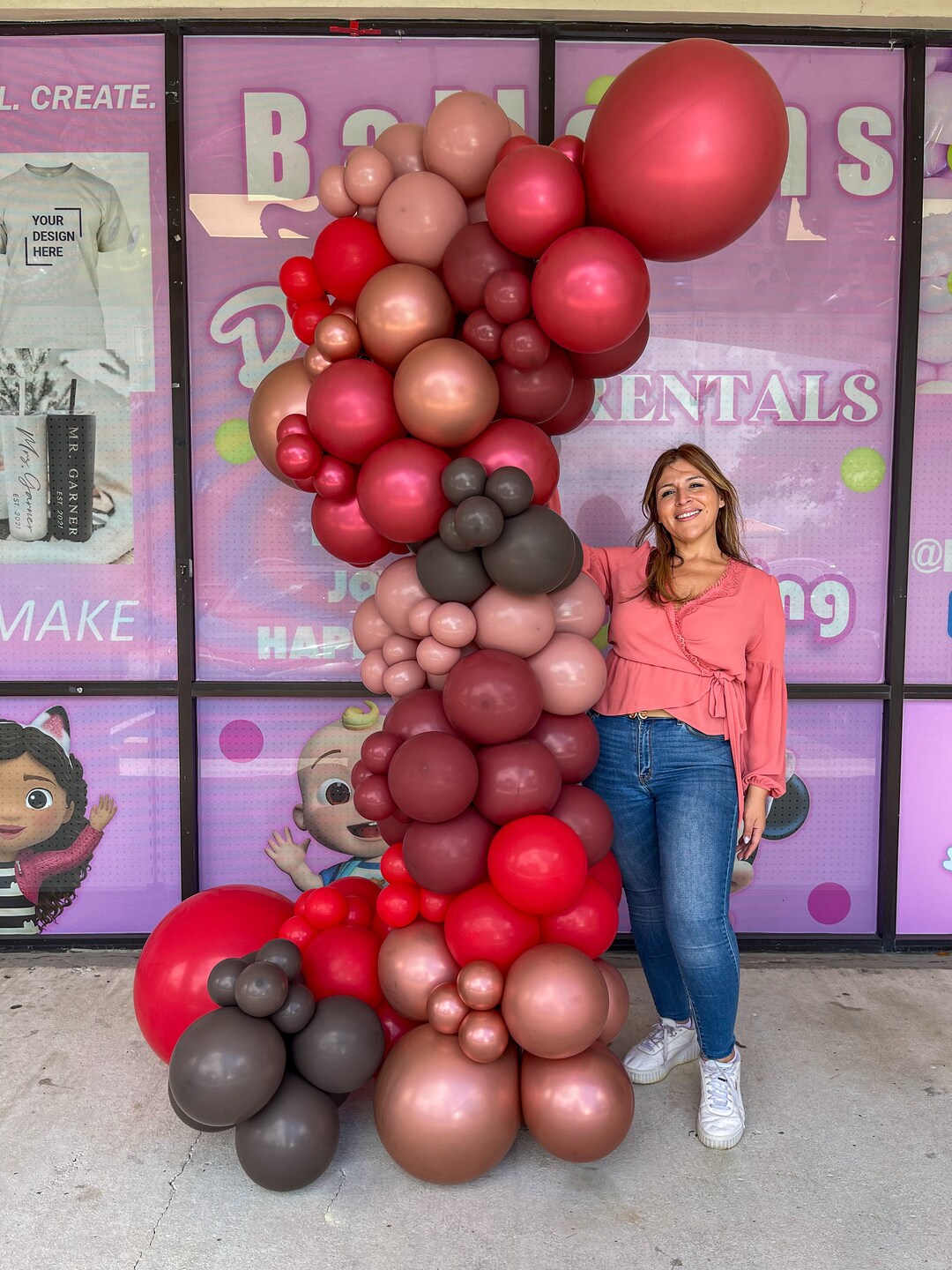 Red Balloons for Gathering, Women Birthday | Period Party| Babyshower ...