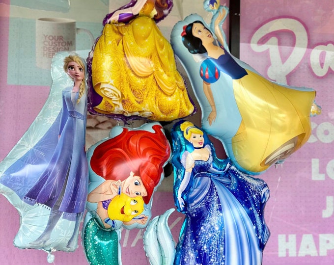 Princess Birthday Theme | Disneyland | Pastel Balloons | Princess Party ...