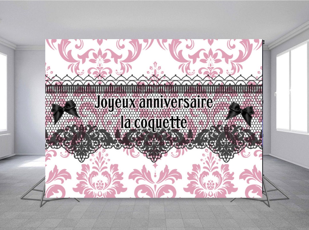 La Coquette Era Birthday Party, Marie Antoinette Decor Lace, Bows Decor ...