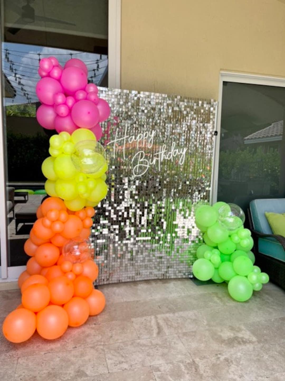 Neon Balloons Party, All Neon Balloons Good Quality for 6ft Garland ...