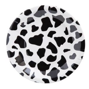 Pink Cow Party Decoration Kit, 16 Servings With Backdrop, Cowprint ...