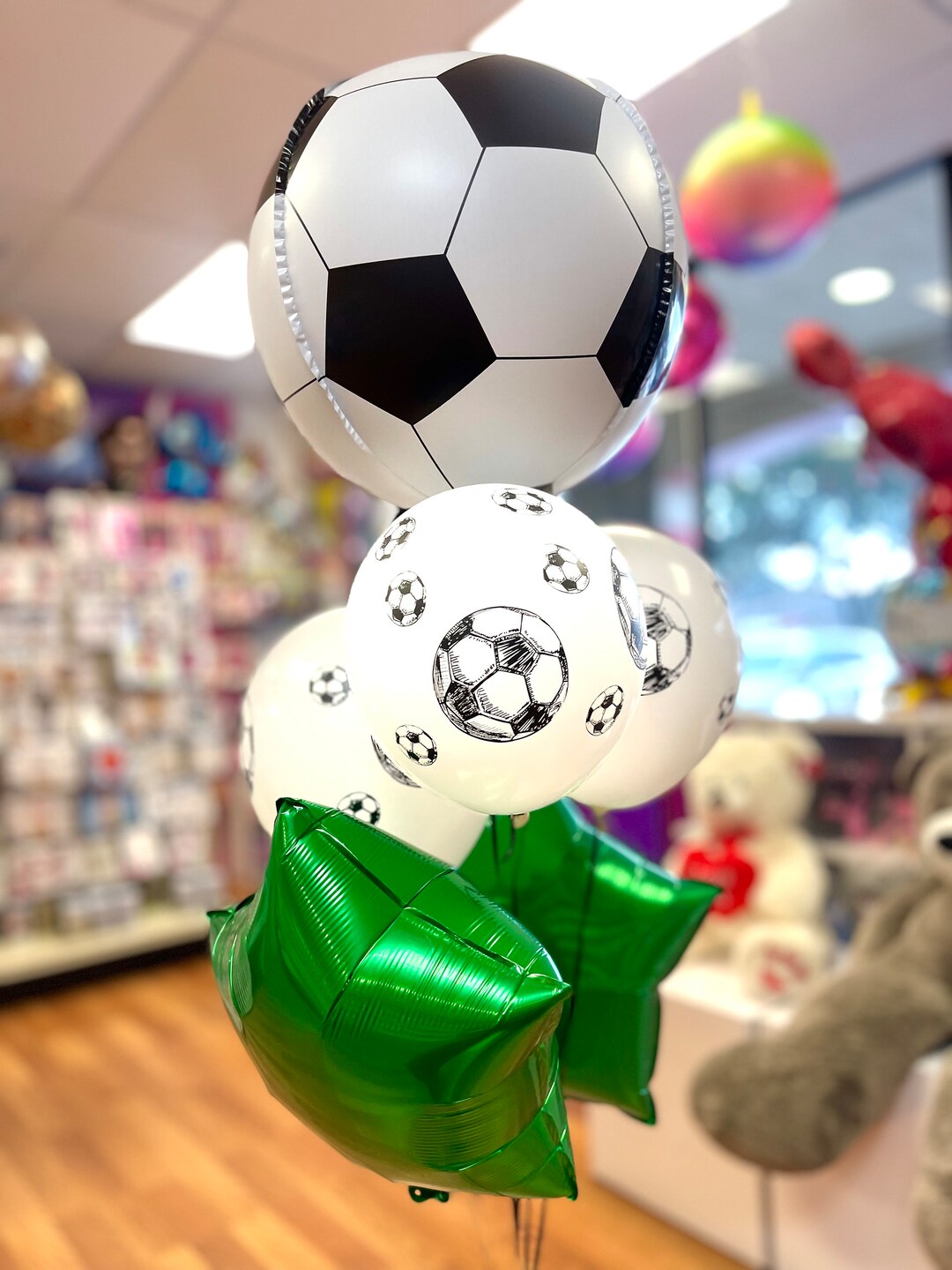 Soccer Balloons Party Decor, Balloons Bouquet , Futbol Happy Birthday ...