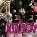 4 Ever Moody Party Theme Decoration Banner Foil Letters, Happy Birthday ...