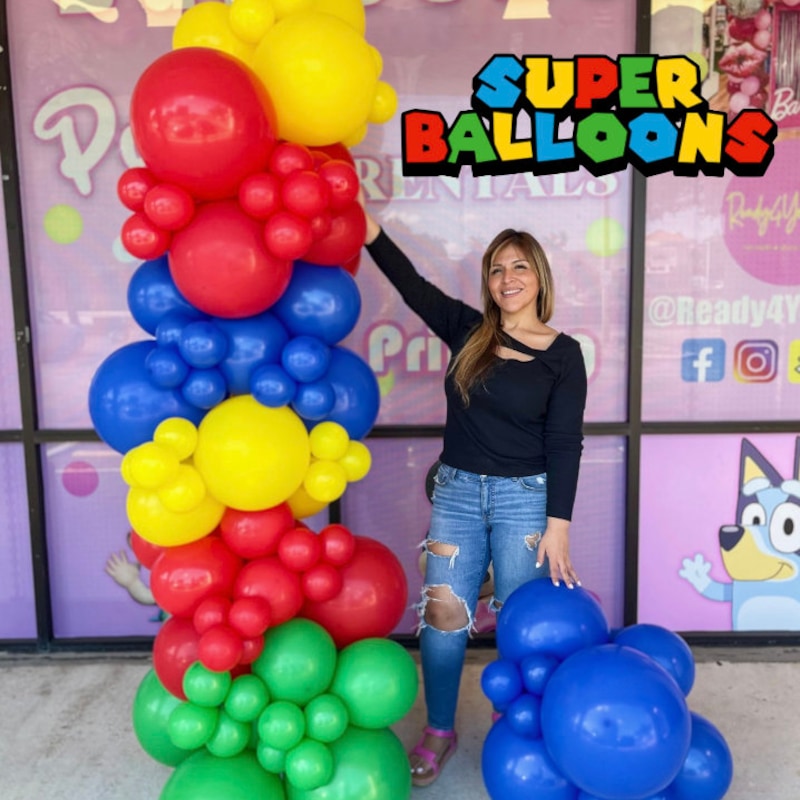Mario Balloons - Etsy