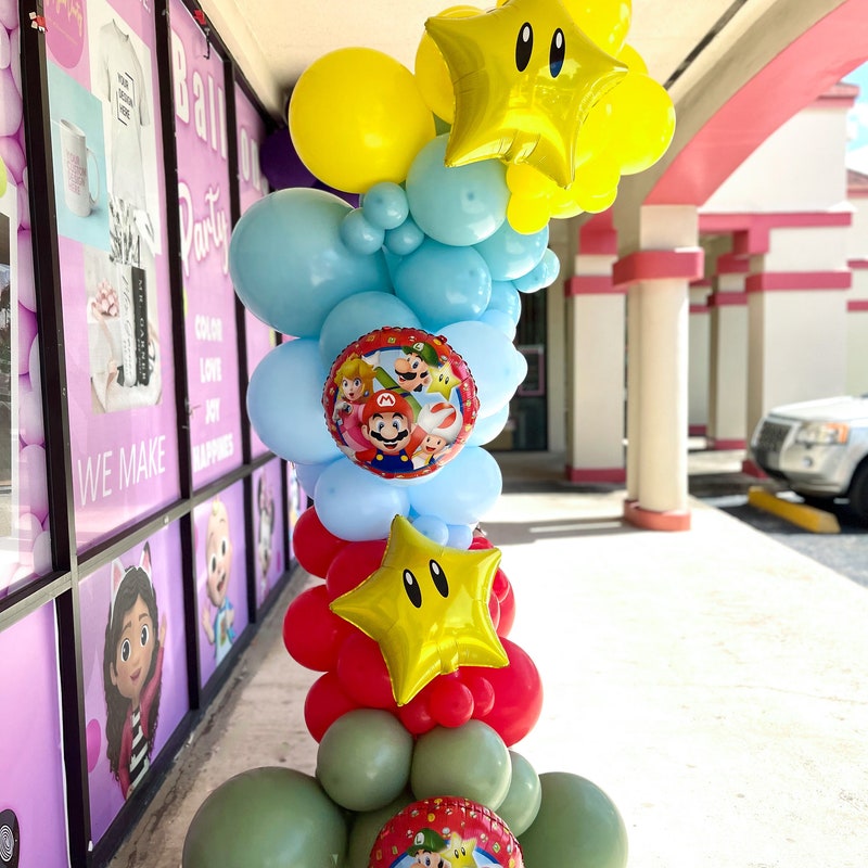 Mario Balloons - Etsy