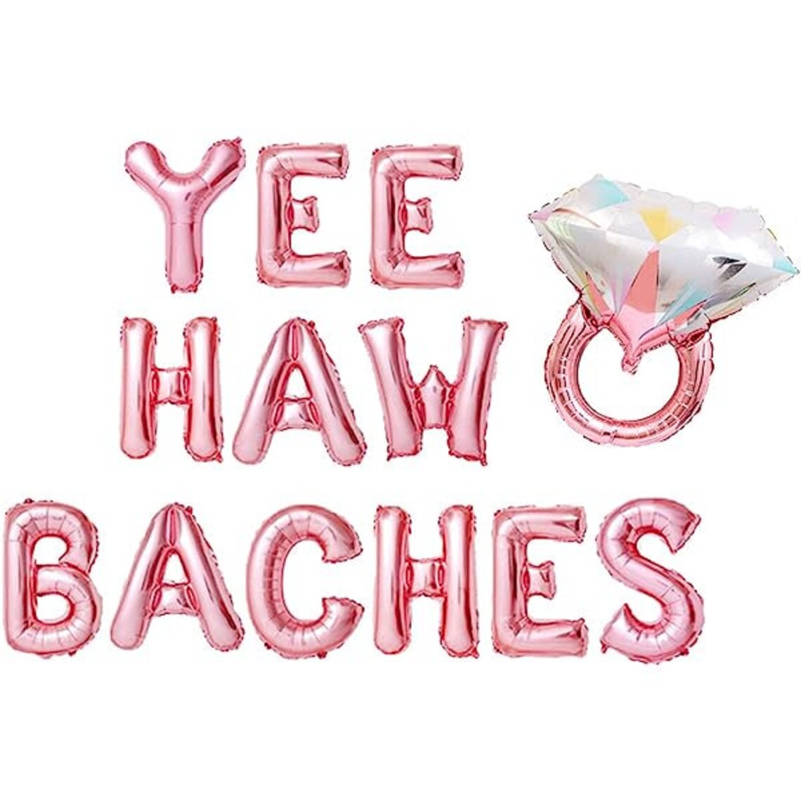 Yeehaw Cowgirl Happy Birthday Disco Party Decoration Pink, Black ...