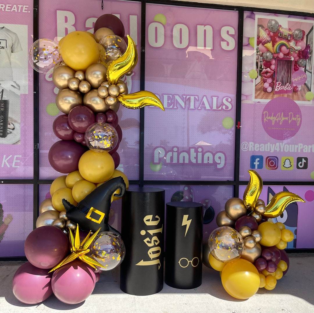 Wizard Inspire Balloon Garland Decorations for Happy Birthday Kids ...