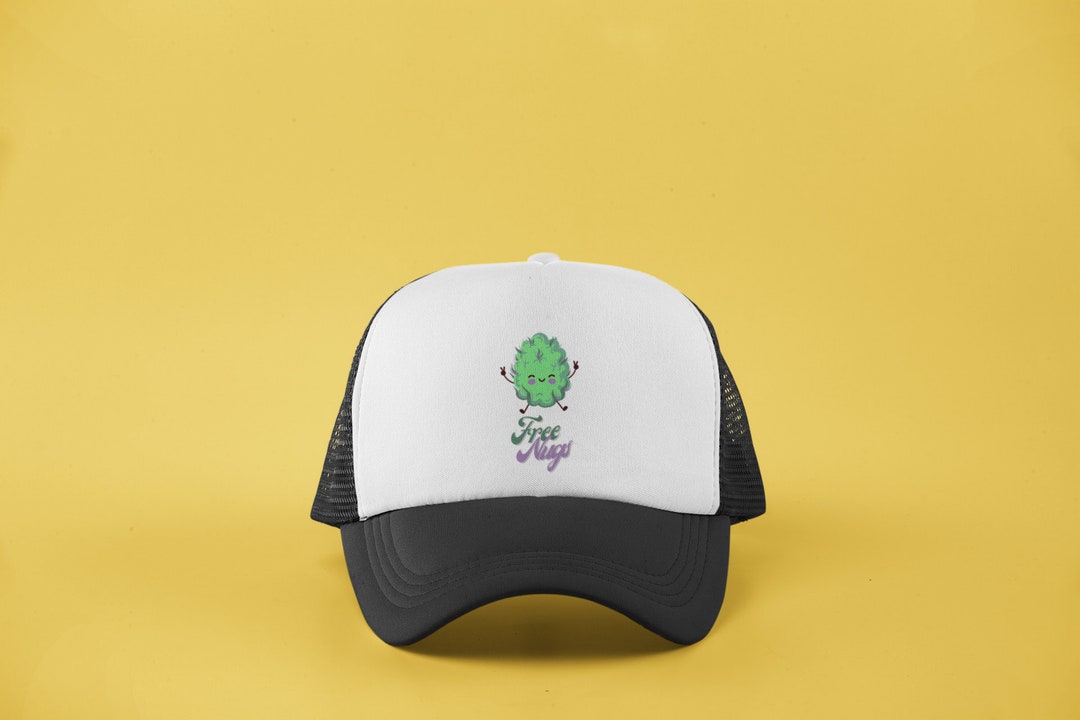 Free Nugs Trucker Hat, Gifts for Him, Gifts for Her, Weed Hat, Weed ...