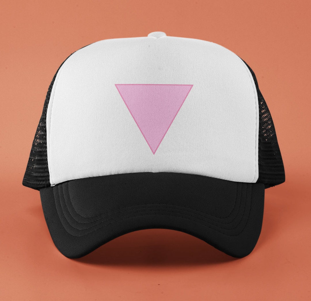 Pink Triangle Pride Trucker Hat, Pride, LGBTQ, Pride Month, Pride ...