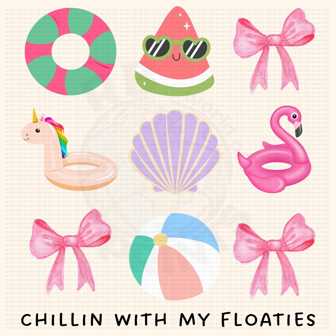 Summer. Chillin With My Floaties Png. Fun Swimming Design - Etsy