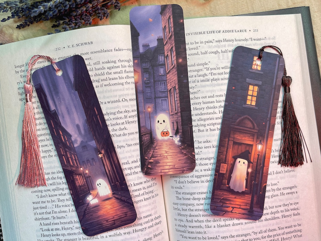 Bookmark - Edinburgh Ghosts | Handmade Bookmarks With Tassel ...