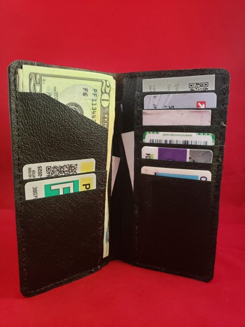 Hand Tooled Leather Wallet for Men Unique Men's Leather - Etsy