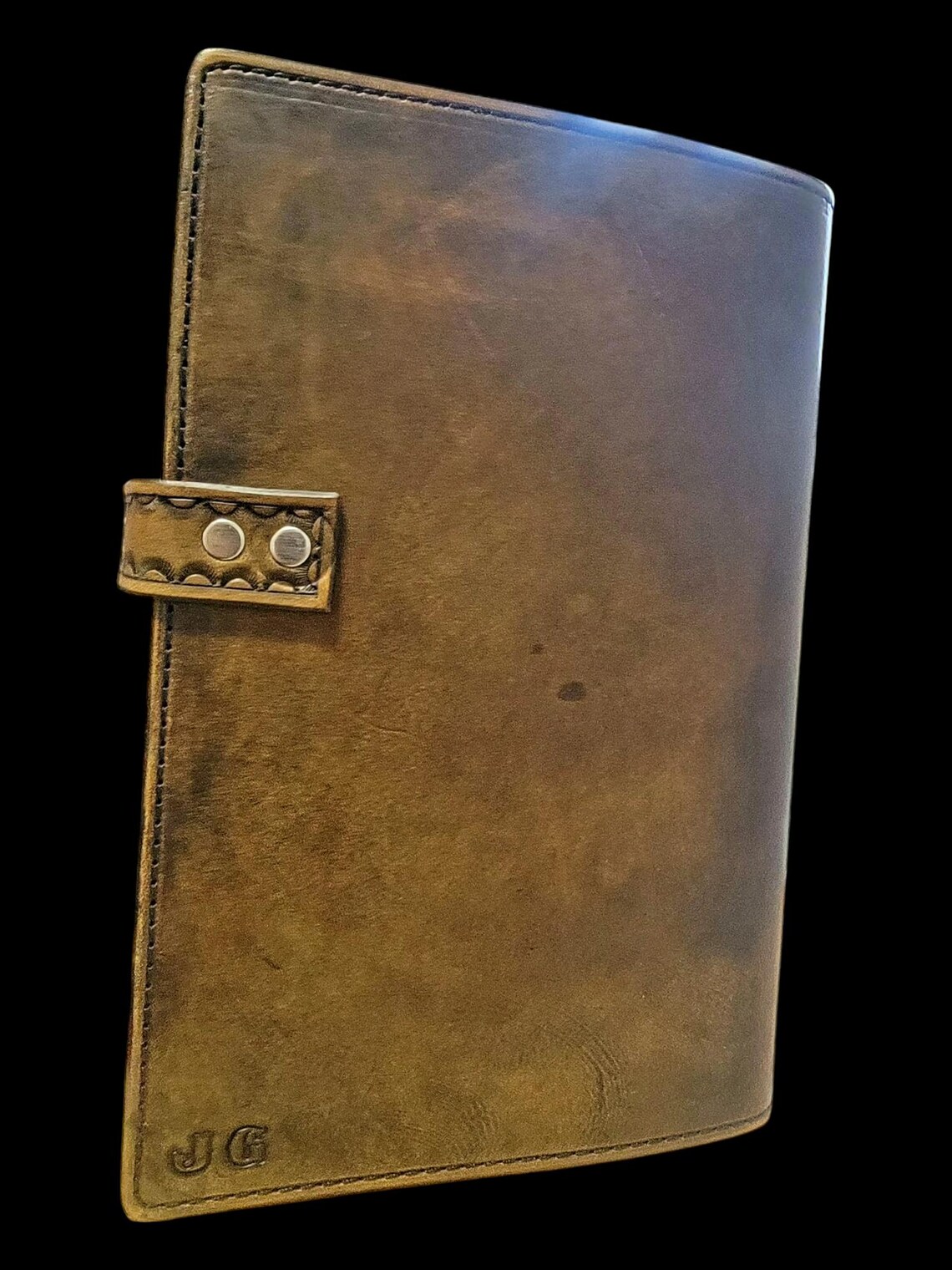 DOUBLE NA Book Cover Custom Handcrafted Leather Holds 6th Edition Basic Text and How It Works ...