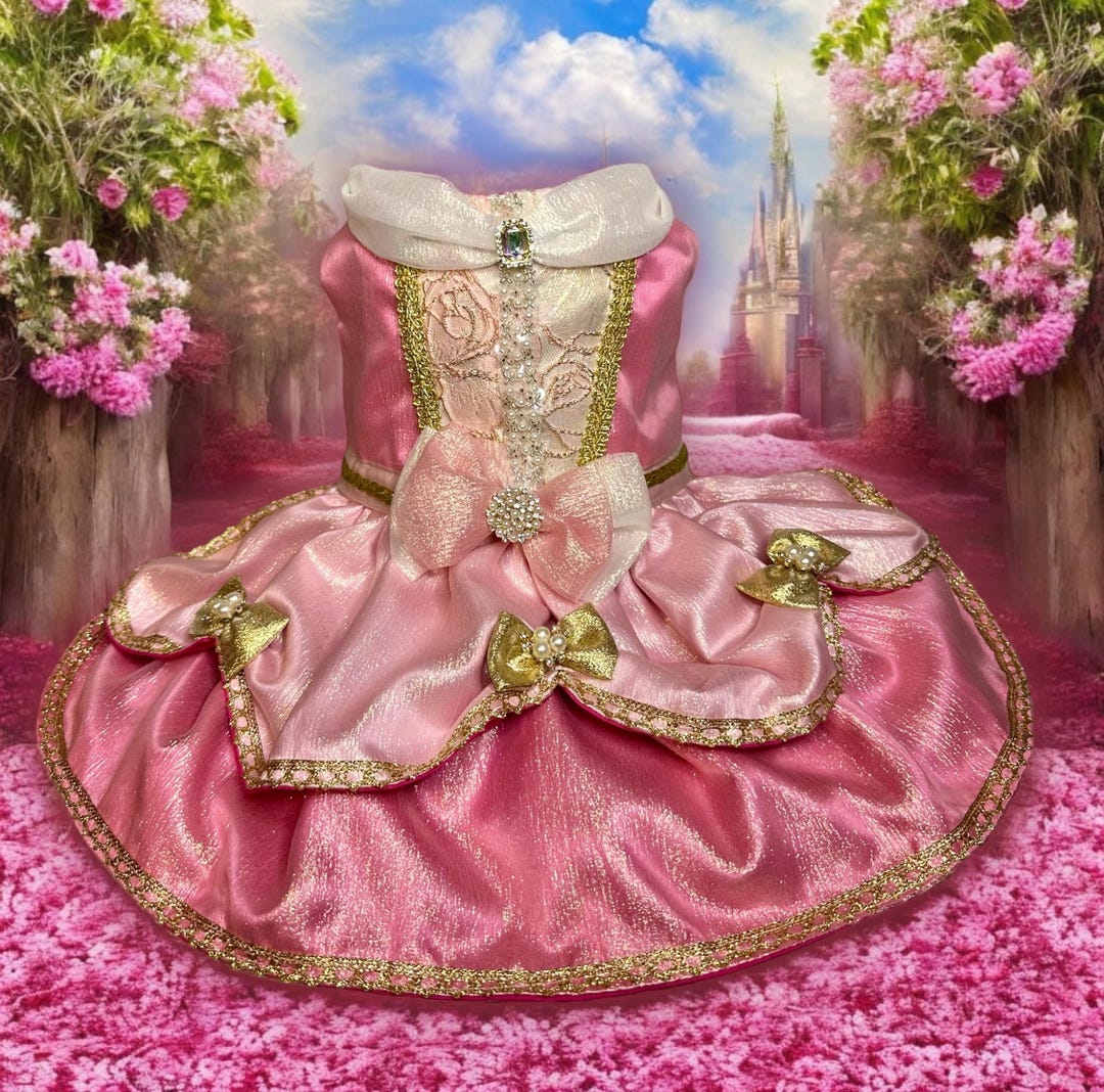 PRINCESS Aurora -sleeping Beauty Fancy Dogs Dress Spring Dress - Etsy
