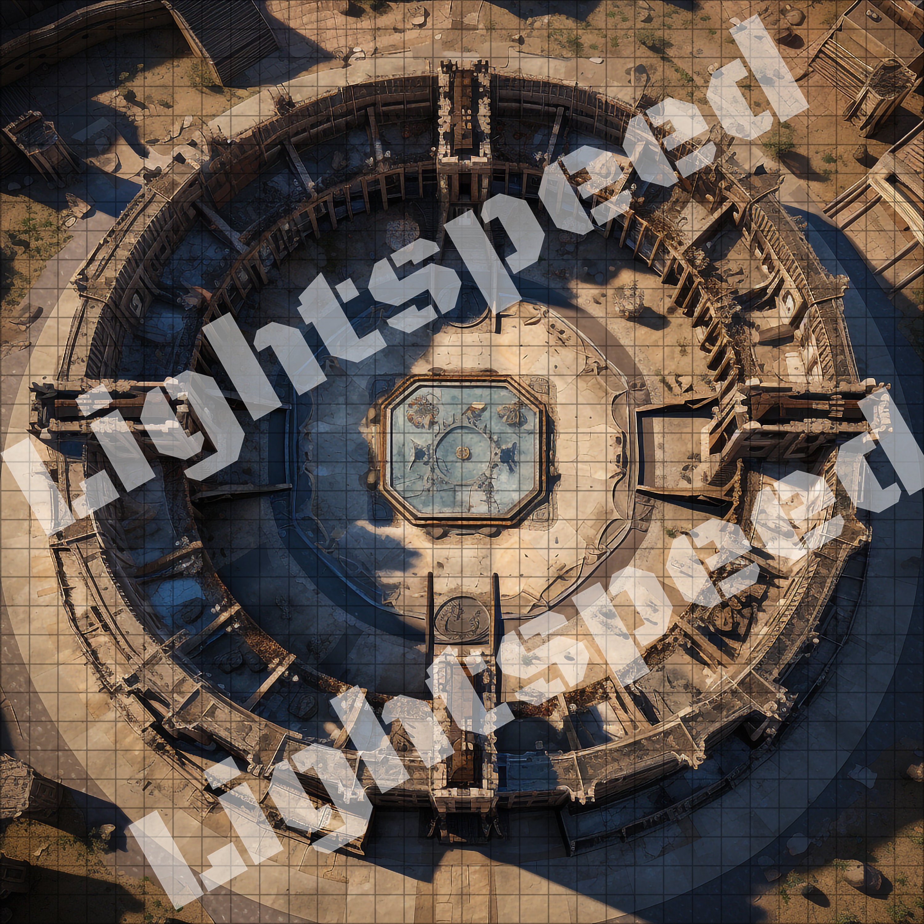 Arena 1 Dnd Battle Map D&D Battle Map Dungeons and - Etsy UK