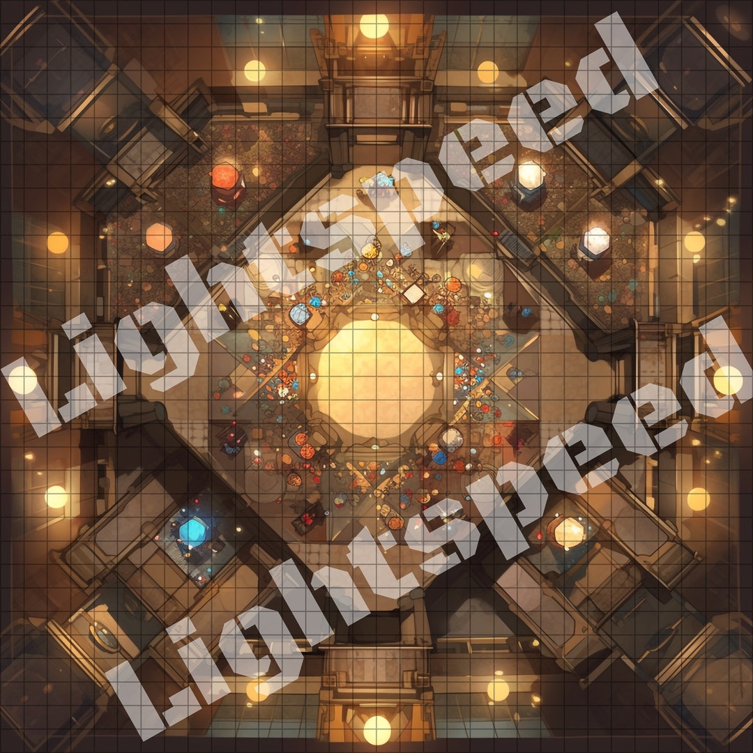 Treasure Room 2, Dnd Battle Map, D&D, Battle Map, Dungeons and Dragons ...