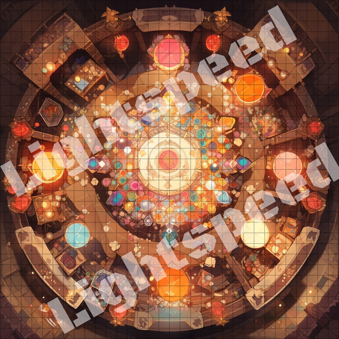 Treasure Room 1, Dnd Battle Map, D&D, Battle Map, Dungeons and Dragons ...