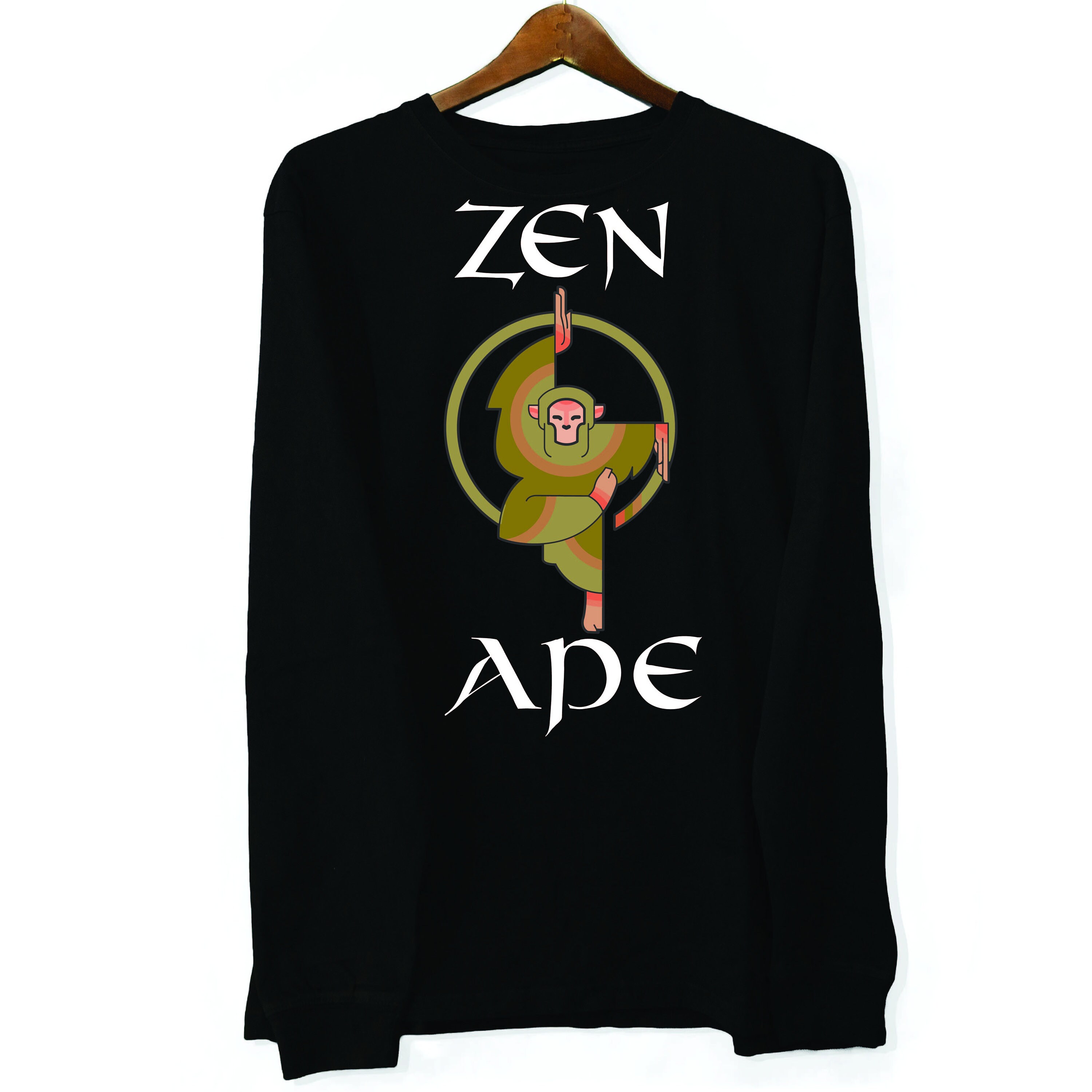 Zen Ape SVG, DXF, PNG, Cut File for Cricut, Silhouette, Svg Png Dxf Cut Files, Cricut for Shirts ...