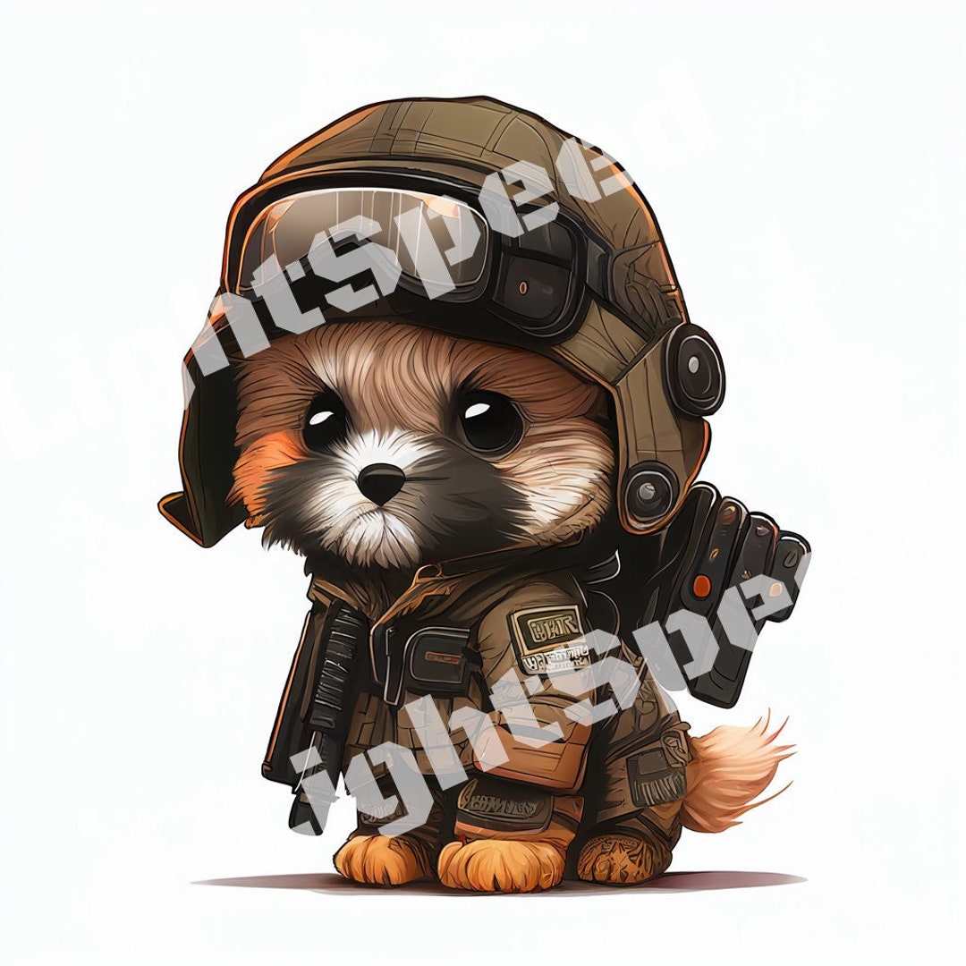Cute Puppy Art, Instant Digital Download, Digital Art, JPEG, PNG ...