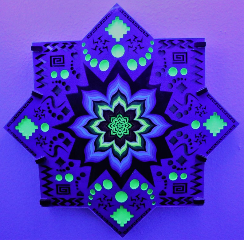 Psychedelic Wall Art, Trippy, Futuristic, Spacey, Decor, Heady ...