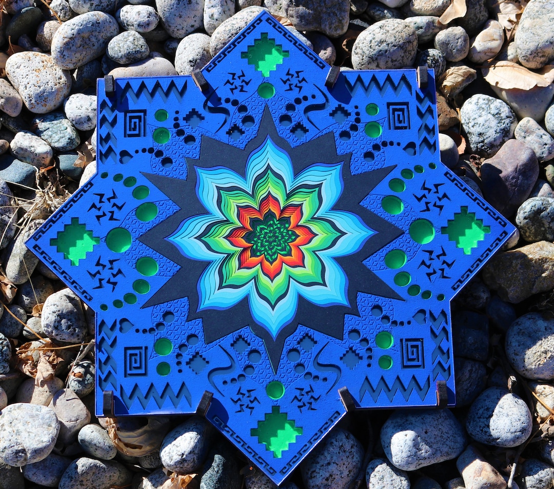 Psychedelic Wall Art, Trippy, Futuristic, Spacey, Decor, Heady ...