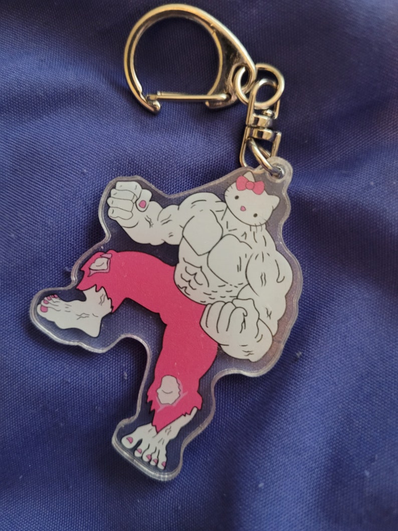 Muscle Friends Sanrio Keychain - Etsy
