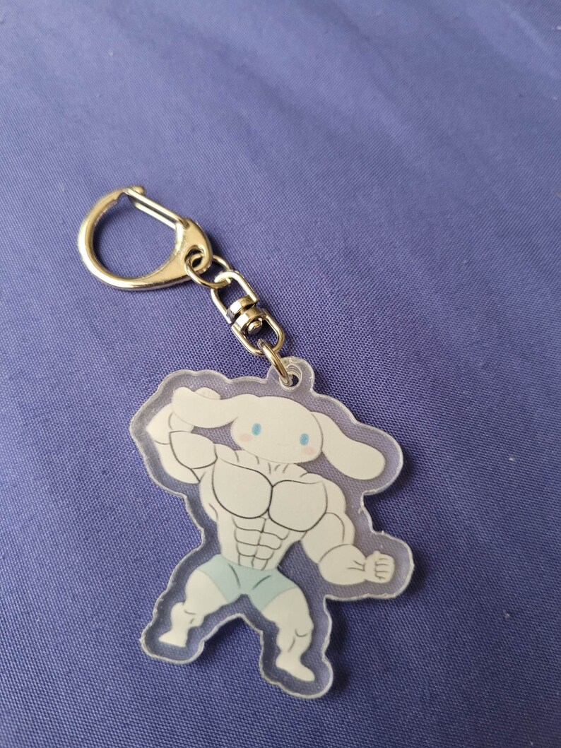 Muscle Friends Sanrio Keychain - Etsy