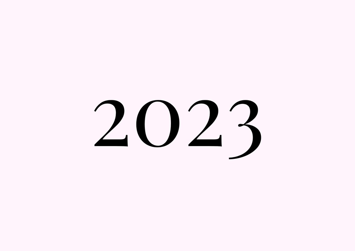 Pink 2023 Calendar, Printable Wall Calendar - Etsy