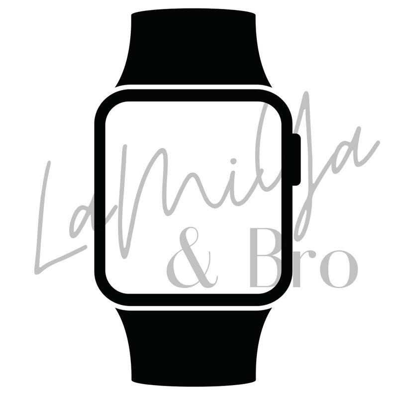 Svg Smart Watch Cut File Smartwatch Svg Smart Watch DXF Smart Watch PNG ...