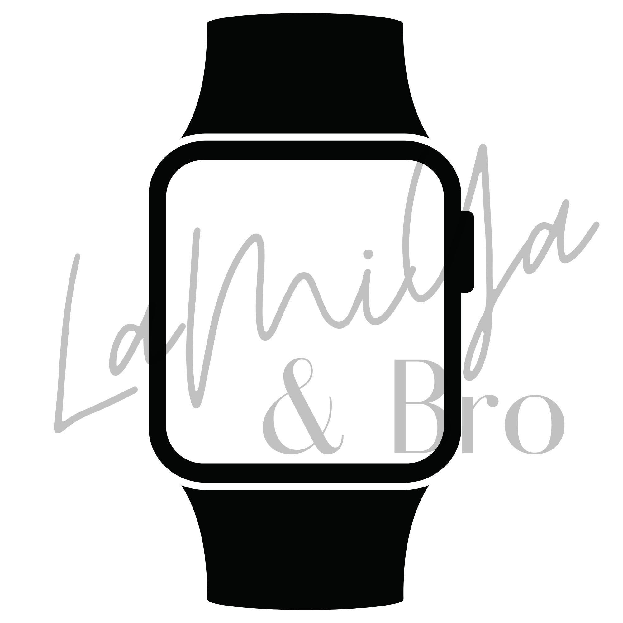 Svg Smart Watch Cut File Smartwatch Svg Smart Watch DXF Smart Watch PNG ...