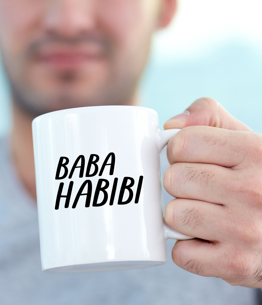 Baba Habibi Mug Baba Coffee Mug Father Gift Idea I Love You Daddy Gift ...