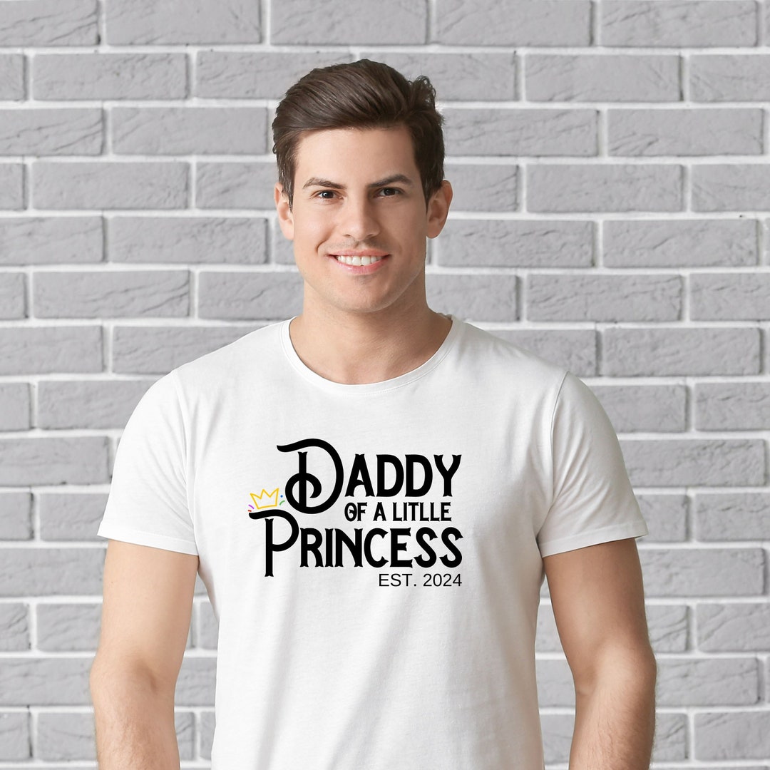 Mens 1st Time New Girl Dad First Time Father Est 2024 T-shirt Daddy of ...