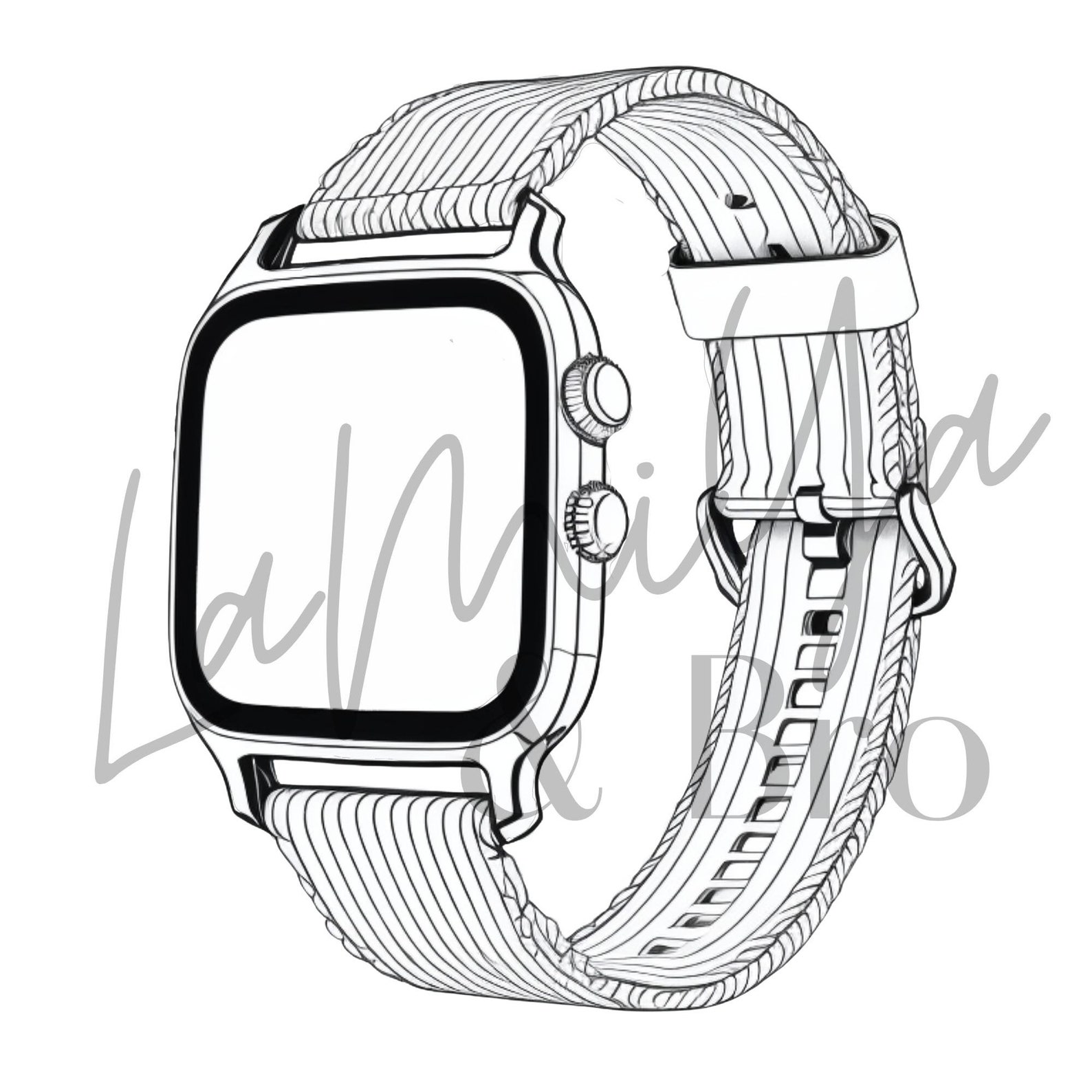 Svg Smart Watch Cut File Smartwatch Svg Smart Watch DXF Smart Watch PNG ...