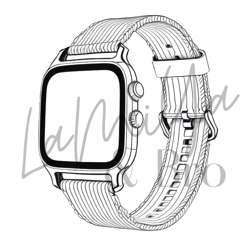 Svg Smart Watch Cut File Smartwatch Svg Smart Watch DXF Smart Watch PNG ...
